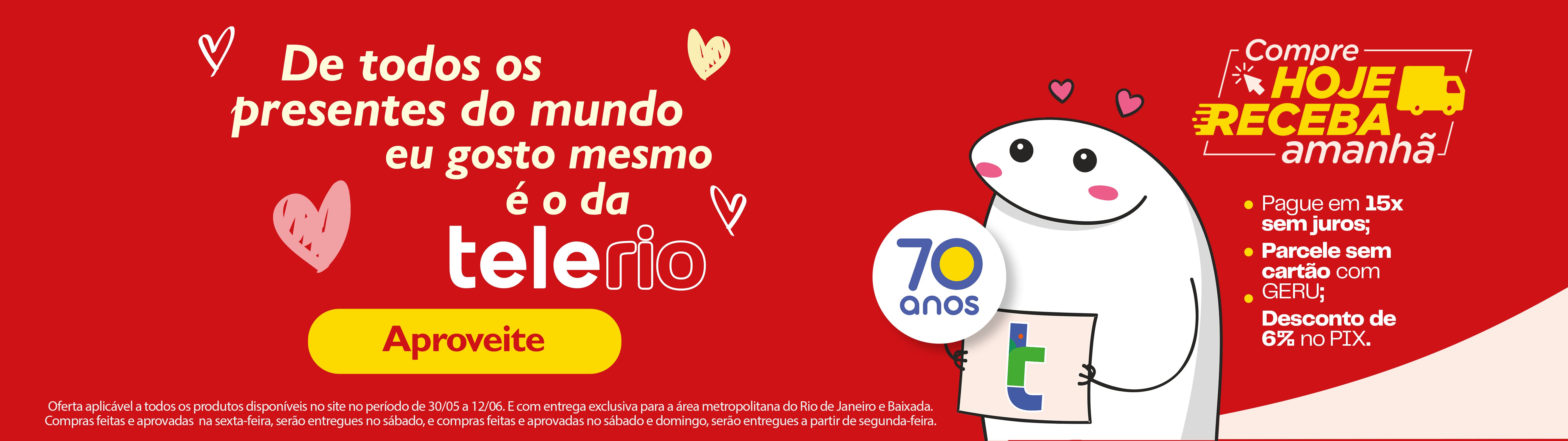 Tele Rio: Realizando o sonho dos cariocas há 70 anos!