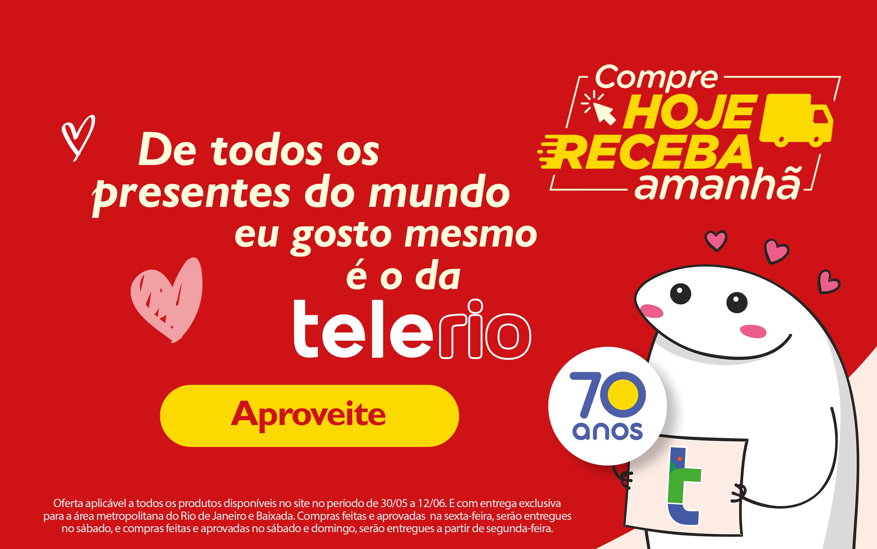 Tele Rio: Realizando o sonho dos cariocas há 70 anos!